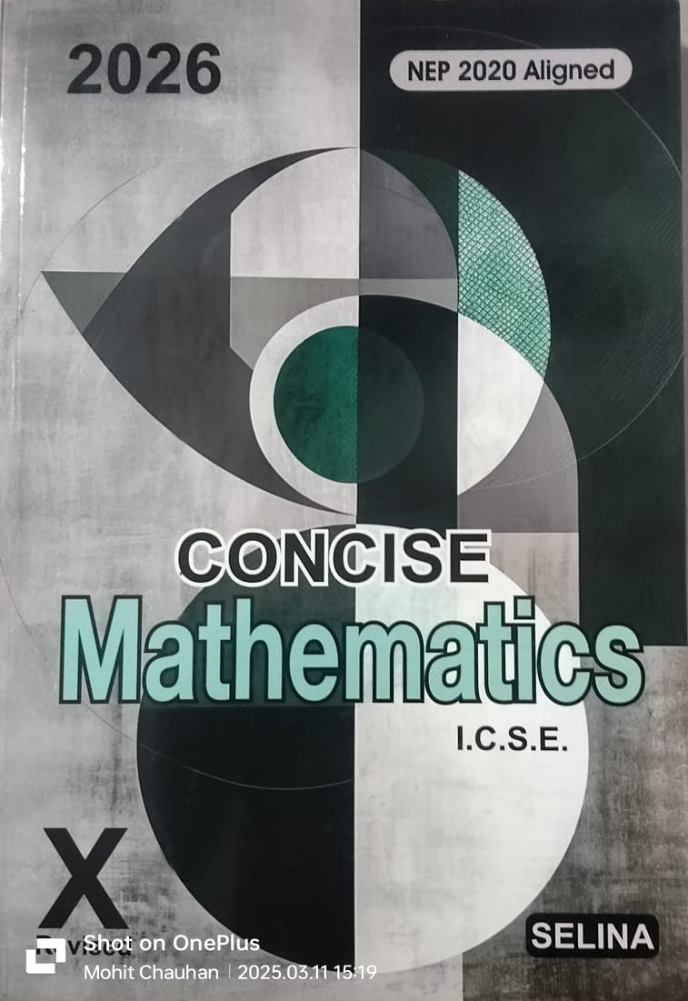 Math. Concise Mathematics -2025 Selina Pub. – Popular Publishers and ...
